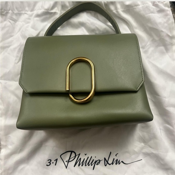 3.1 Phillip Lim | Bags | 3 Phillip Lim Green And Gold Shoulder Bag With ...